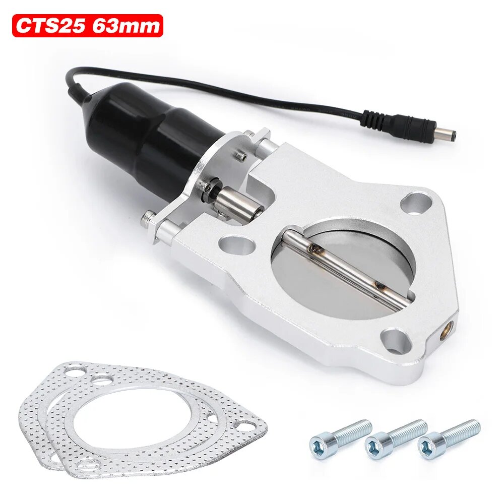 2,0 "2,25" 2,5 "3,0" Заголовки из нержавеющей стали Электрический выхлопной комплект с вырезом клапана без электрического дистанционного переключателя 2.5 INCH