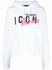 Худи DSQUARED2 Icon Darling Cool, размер 40, , бежевый/белый
