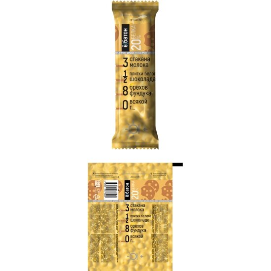 Протеиновый батончик Ёбатон Ё|батон с фундуком 0,040кг вкус печенье