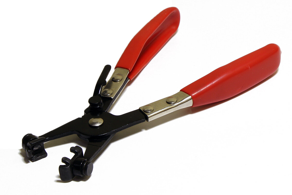 Щипцы "KELTOS" для фиксации стальных пружинных хомутов (большие губки)