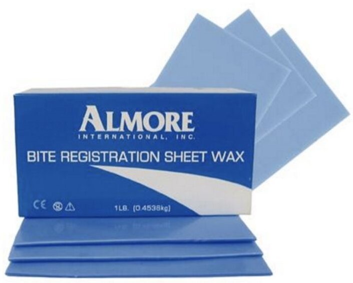 Almore воск для регистрация прикуса, 18 пластин