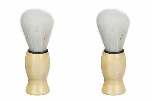 ЮниLook Помазок для бритья, деревянный, 9,5x3см. 2 шт.