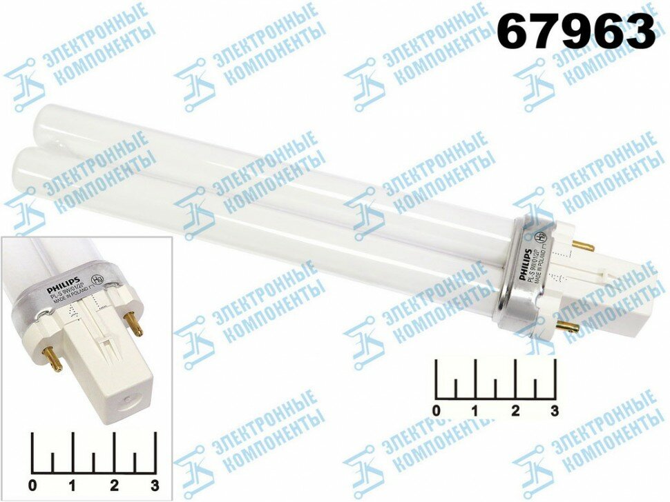 Лампа 9W G23 Philips (UVC)