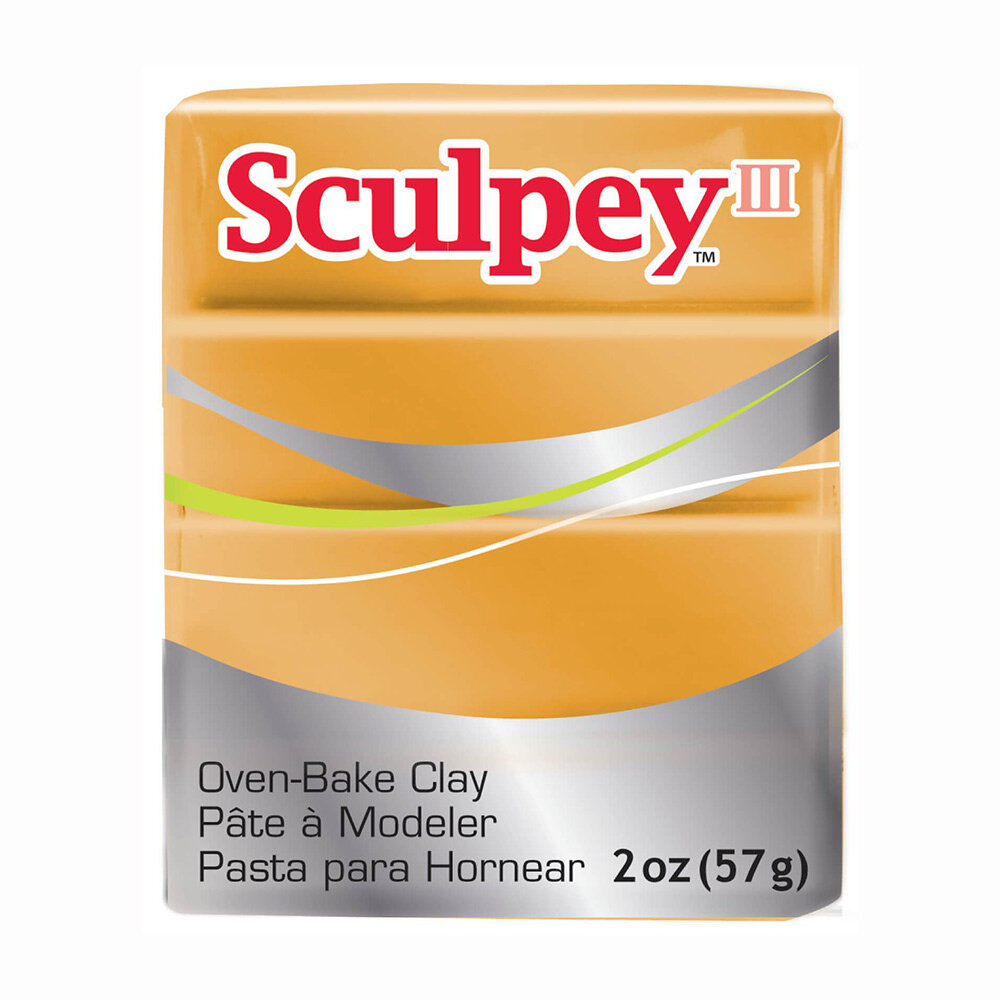 Полимерная глина "Sculpey" III S302 57 г 1086 под золото