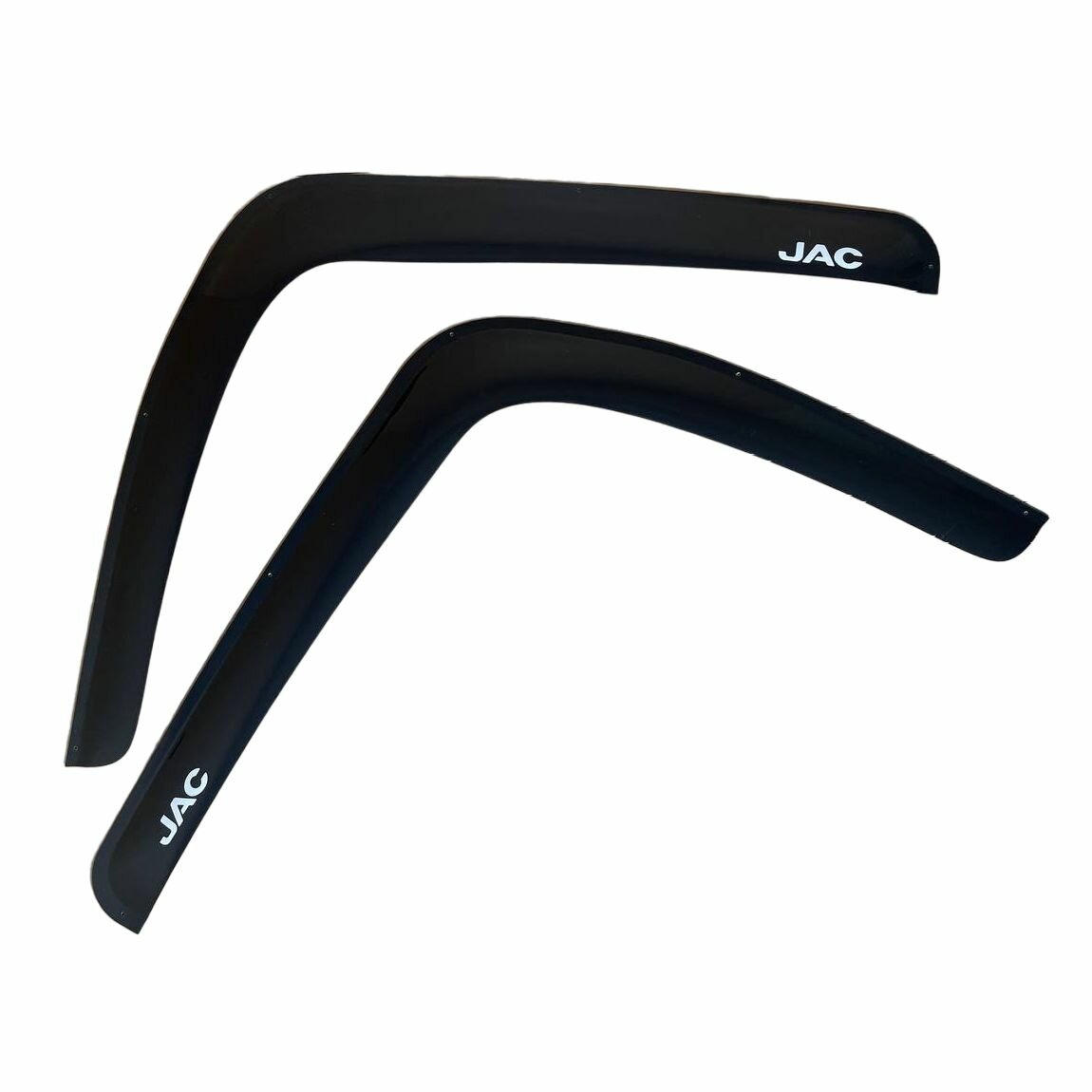 Дефлекторы дверей (ветровики) с лого на JAC N80 / N90 / N120, (2014-)