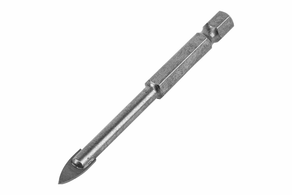 Сверло по керамической плитке и стеклу 6 мм, 6-гранный хвостовик MATRIX 72836