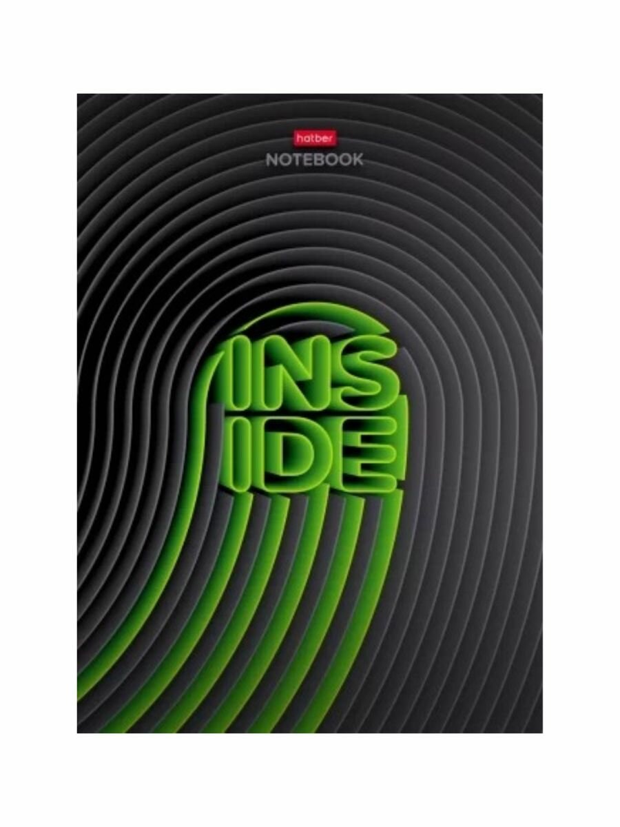 Hatber Бизнес-блокнот INSIDE, А4, 5 цветных блоков, твердая обложка, матовая ламинация, 80 листов