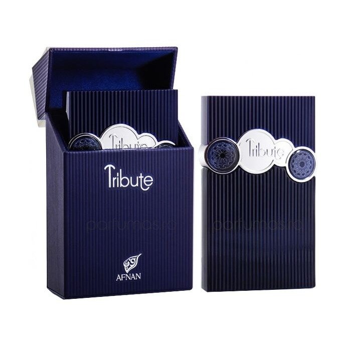 Afnan Tribute Blue 100 мл, Hardbox, парфюмерная вода Мужская