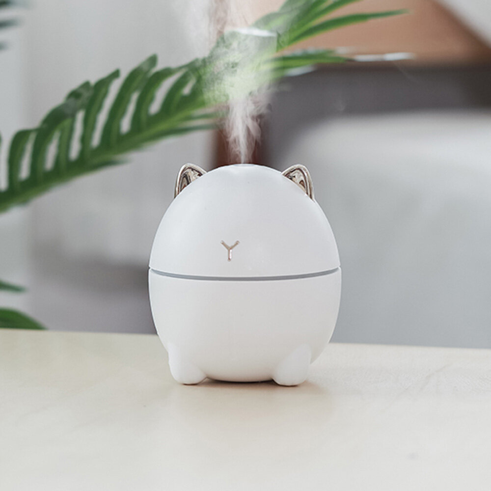 Увлажнитель USB Mini Home Office Mute LEDs 200 мл Атомайзер LEDs Лампа
