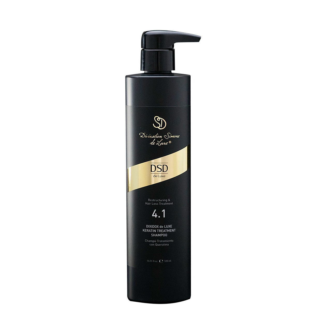DSD De Luxe Treatment Keratin Treatment Shampoo № 4.1 - Шампунь Восстанавливающий с Кератином 500 мл