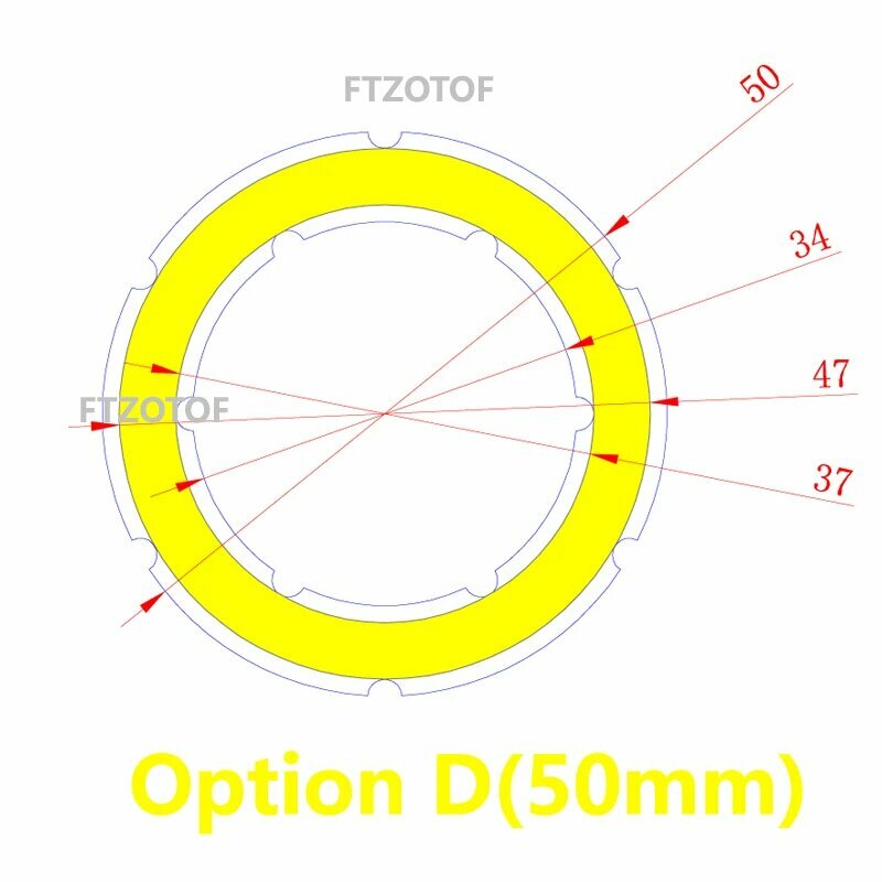 FTZOTOF Светодиодный источник света Angel Eye Круглые лампы постоянного тока 12 В 20-120 мм COB Чип на алюминиевой кольцевой доске Светодиодные лампы холодного и теплого белого цвета своими руками