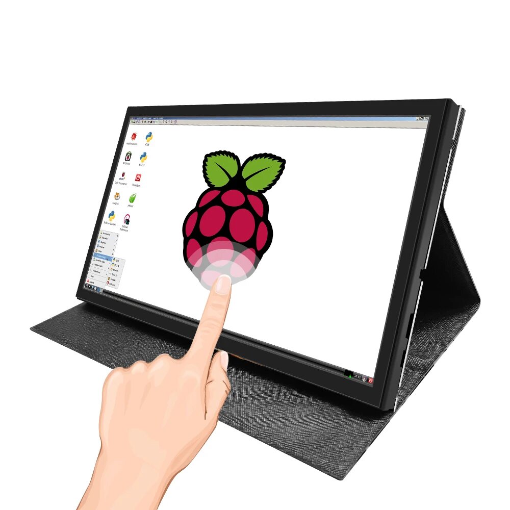 KEPIFO 10.1 дюймовый ЖК-монитор с сенсорным экраном 1024x600 JRP1105-CASE