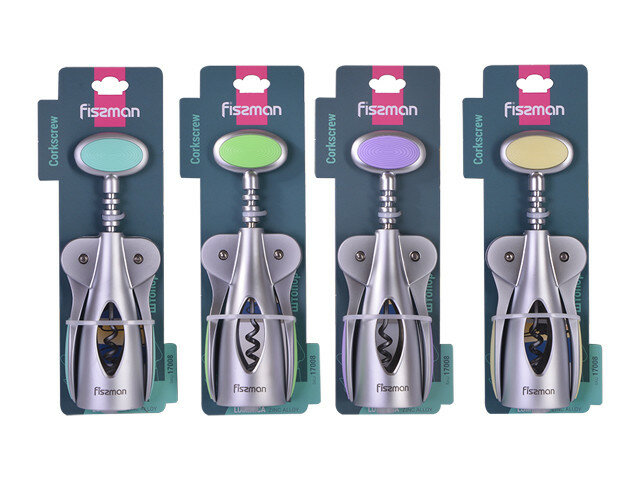 17008 FISSMAN Штопор LUMINICA 17,5см, цвета в ассортименте (цинковый сплав)