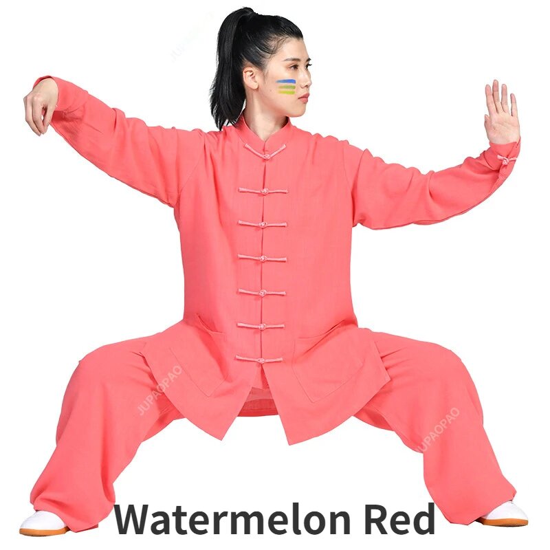 Мужская униформа для кунг-фу Watermelon Red, XXXL