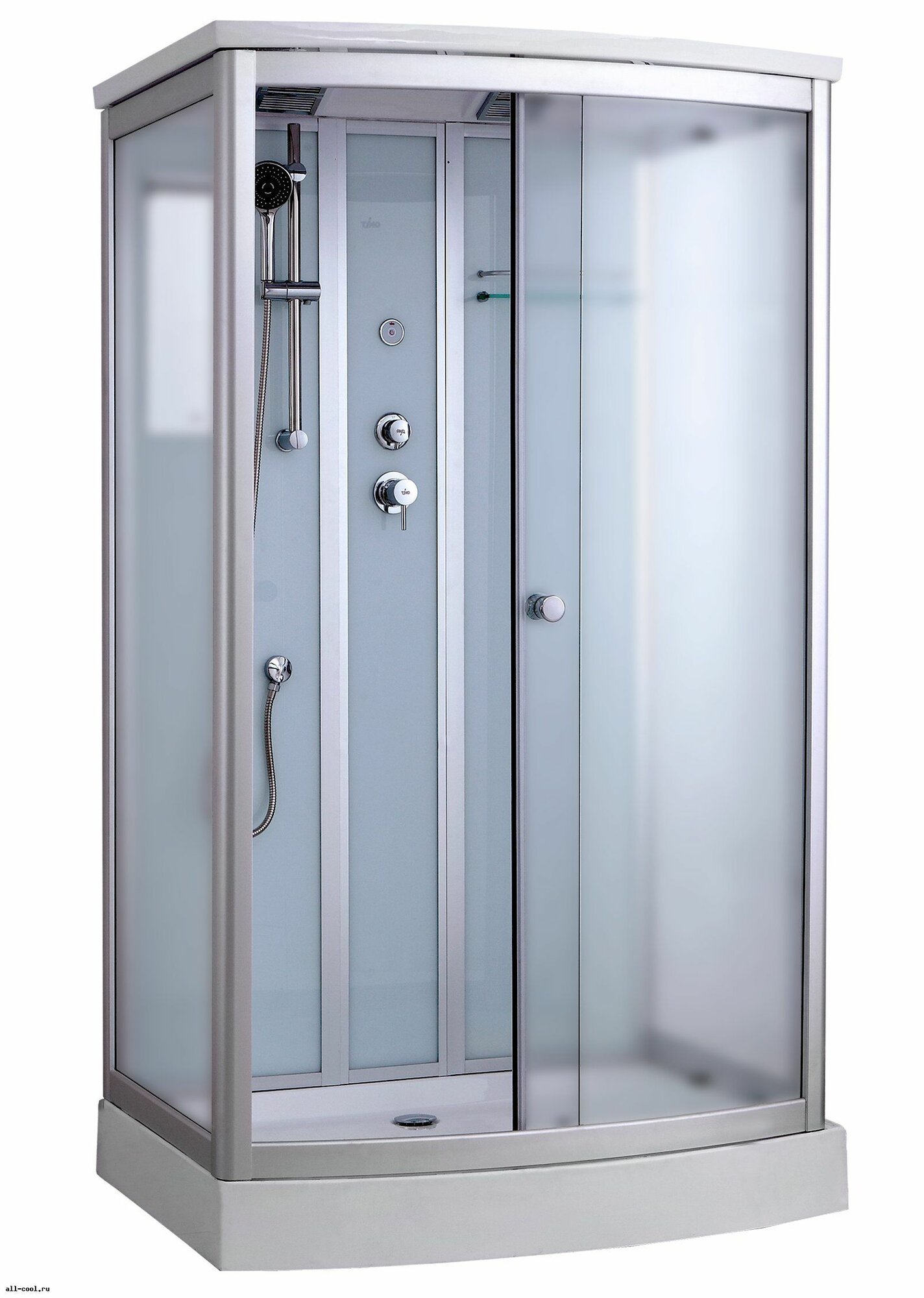 Душевая кабина Timo Standart Т-6615 Silver Fabric 120x90