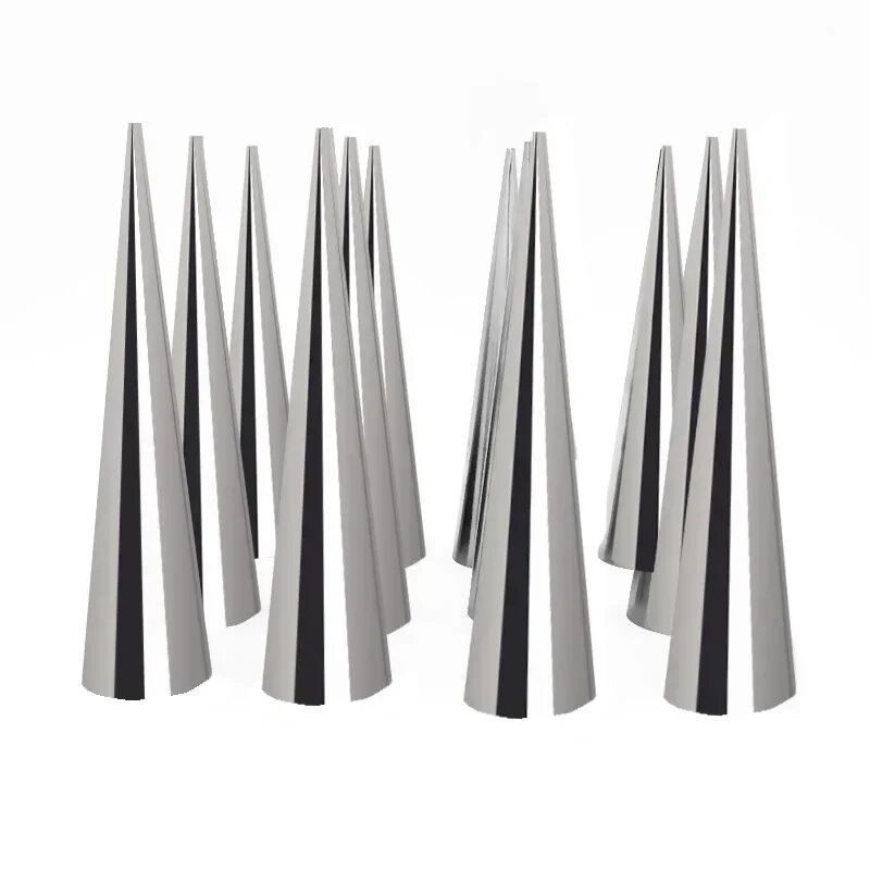 Набор из 12 шт. конусов для выпечки из нержавеющей стали