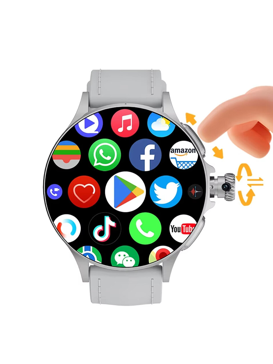 4G LTE Android умные часы 2 ГБ/16 ГБ wifi gps nfc1.95 дюймов