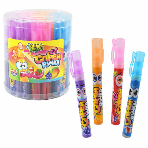 Жидкая конфета "Спрей ручка" ассорти, 20 мл, канди клаб, LQC015-1