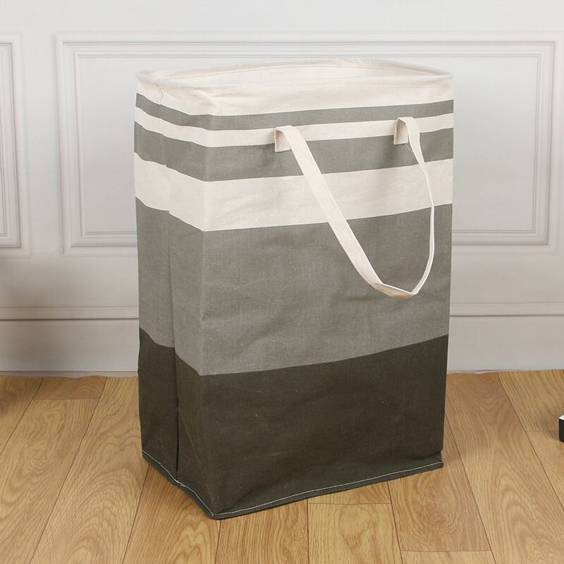 Корзина для белья и игрушек с усиленным каркасом, объём 75 л