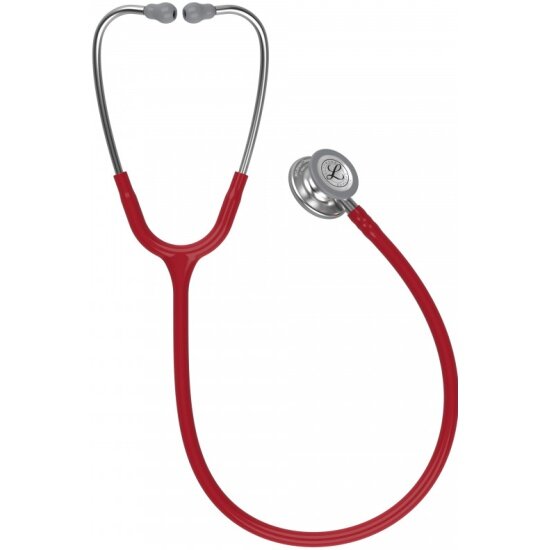 Стетоскоп 3M Littmann Classic III, трубка цвета бургунди, 69 см, 1 шт.