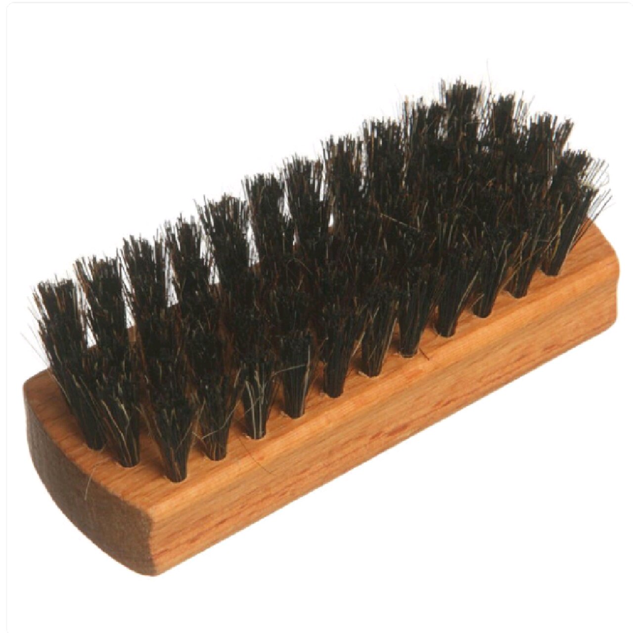 Экобраш Щетка для обуви из конского волоса 10 см малая для ежедневного ухода за обувью