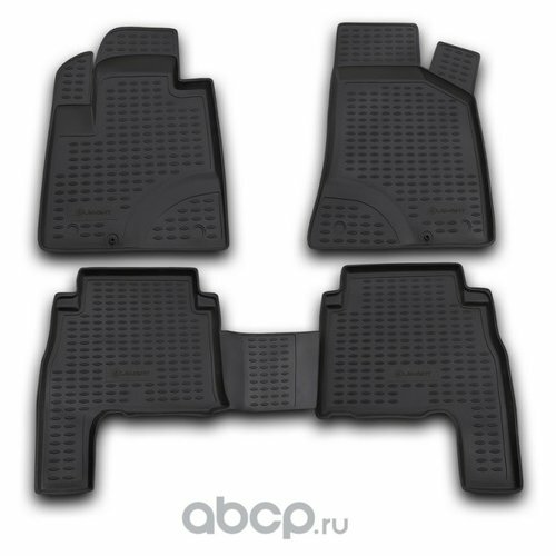 Коврики в салон HYUNDAI Santa Fe 2006-2010, 4 шт. (полиуретан) / Хендай Санта Фе Element NLC2018210kh