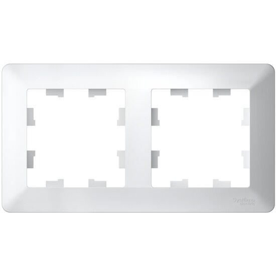 Рамка Systeme Electric (schneider Electric) AtlasDesign AIR, 2 поста, белый, ATN220102