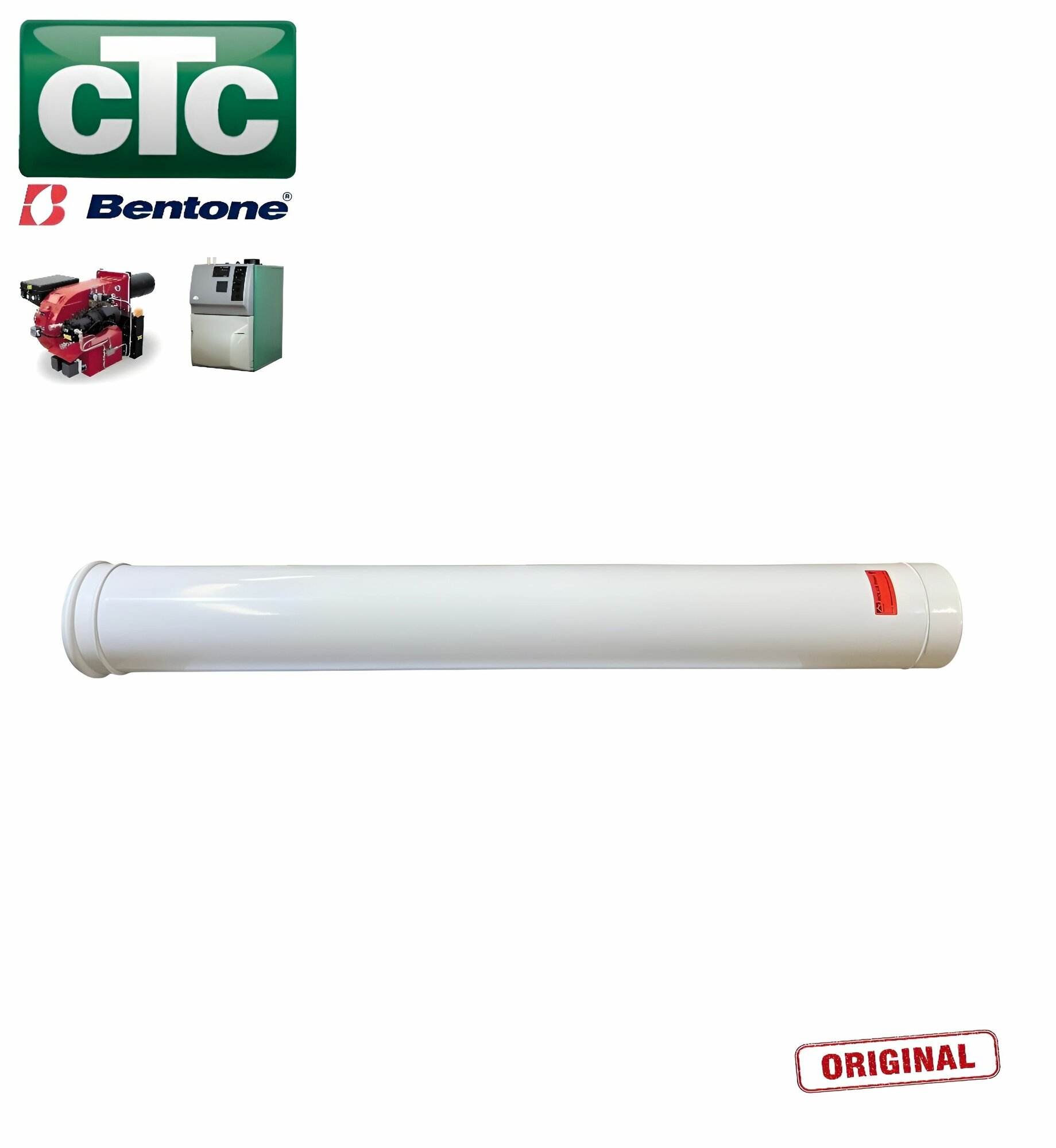 Дымоход коаксиальный L1000 мм Ubbink