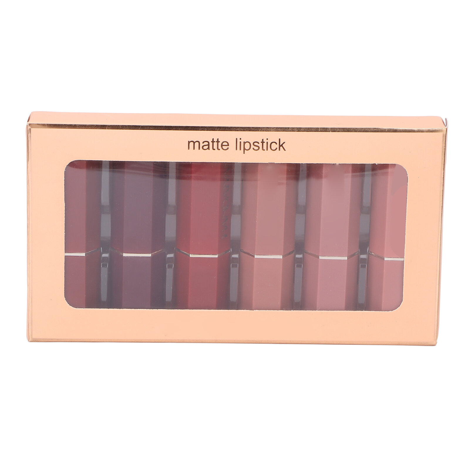 Губная помада набор 6 цветов длительный срок матовой текстуры портативный подарочный набор для помады для макияжа ежедневно