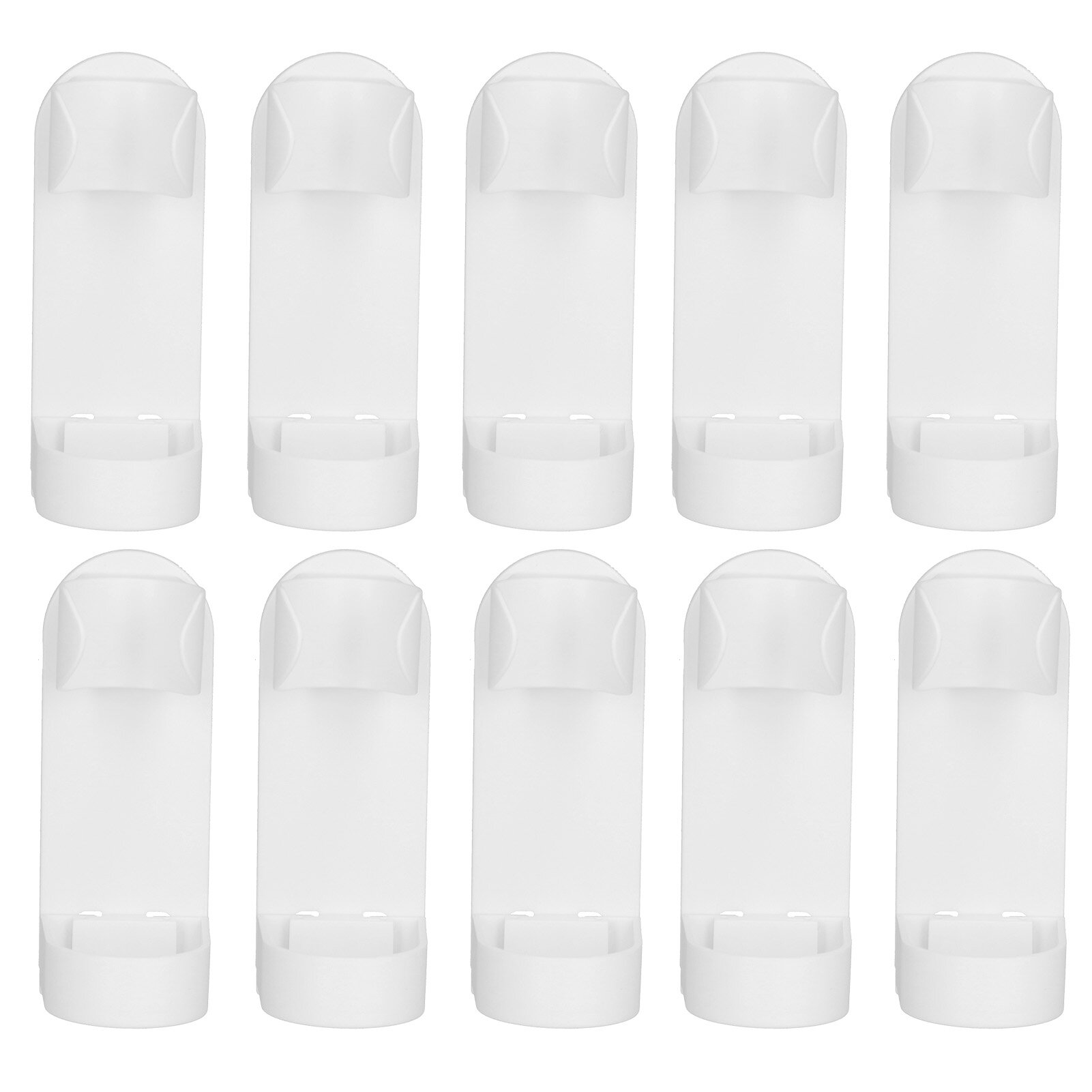 10 шт. настенные держатели для электрических зубных щеток, стеллаж для хранения, аксессуары для ванной комнаты, белый цвет