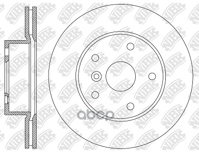 Диск тормозной BMW 3 (G20/G80/G28) 20- передний вент. D 294мм. NiBK арт. RN2314