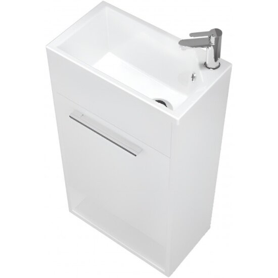 Тумба с раковиной 1MARKA Lira 40Н У85920, Белый глянец