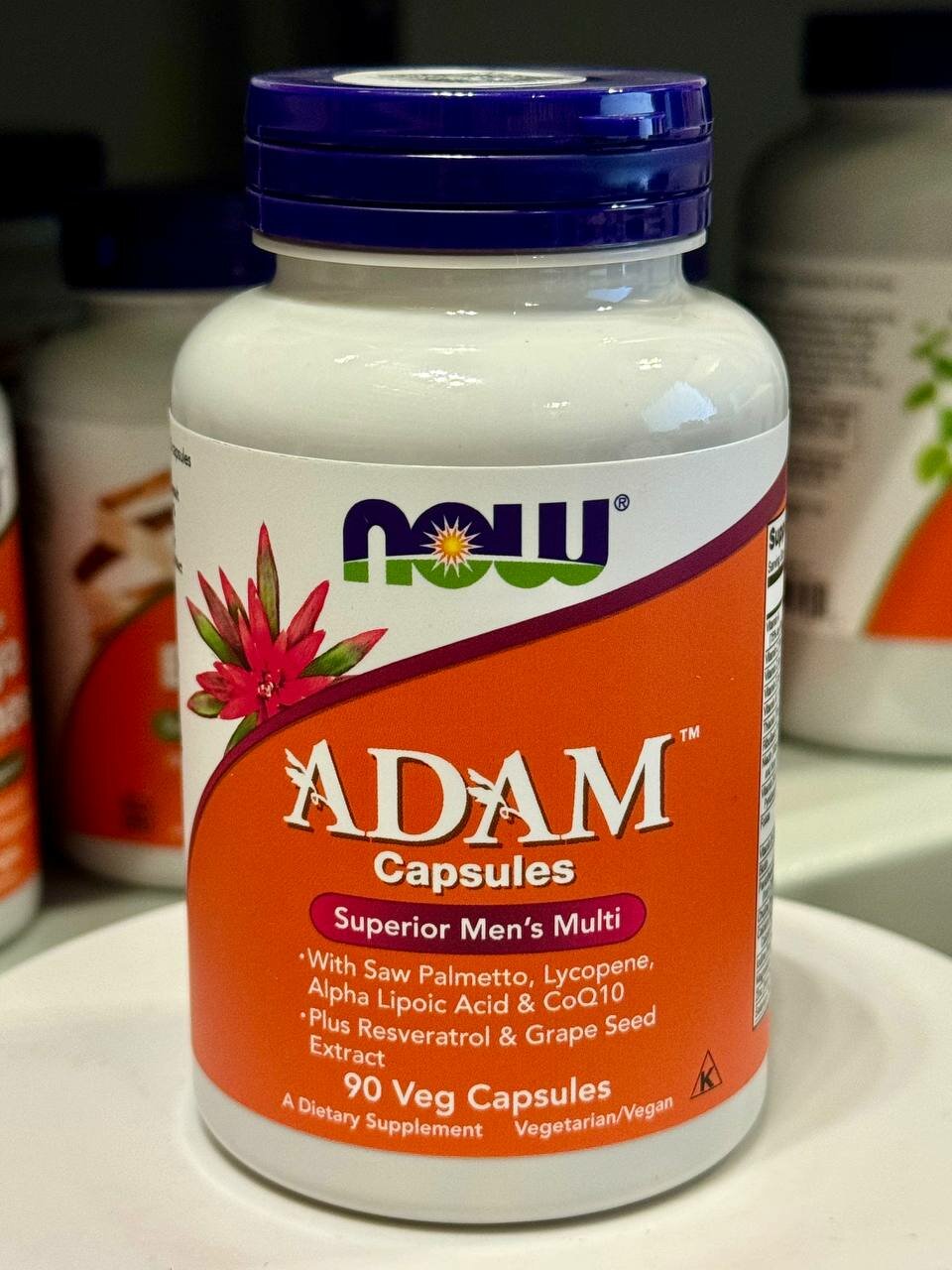 NOW Adam Male Multi мультивитаминный комплекс для мужчин - 90 капсул