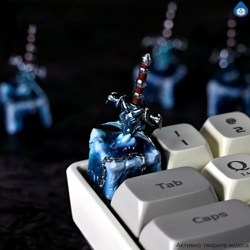 Кейкапы для механической клавиатуры - Ледяная Скорбь, World of Warcraft Artisan WOW Keycap Esc смола, клей