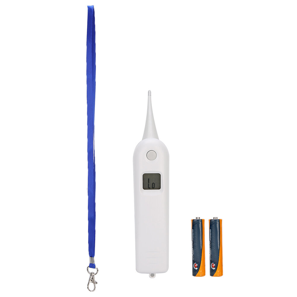 Электронный термометр для домашних животных с ЖКдисплеем, для скота свиньи, КРС, овцы , белый