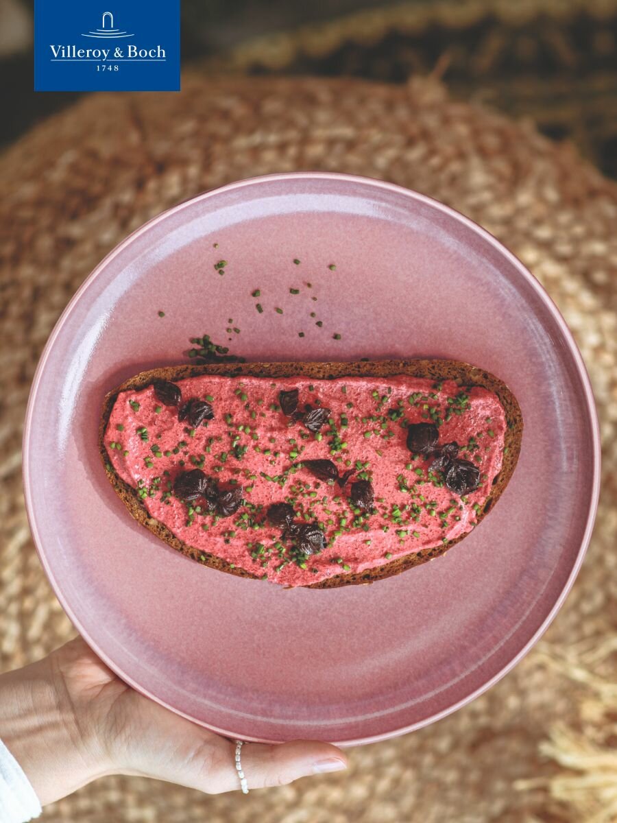 Салатная тарелка 24 см, Perlemor Coral, like. by Villeroy & Boch, Премиум-Фарфор