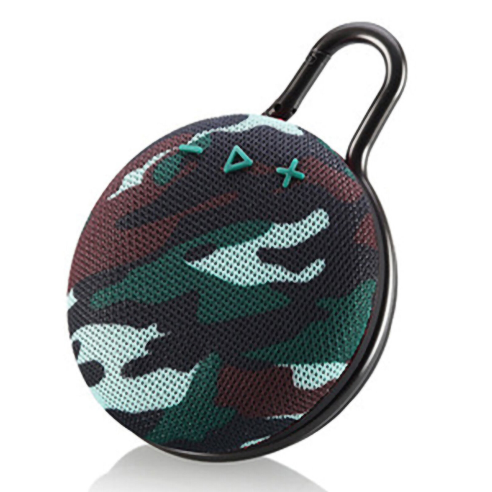 Динамик Bluetooth мини (серебристо-серый, бас, портативный для дома/путешествий)