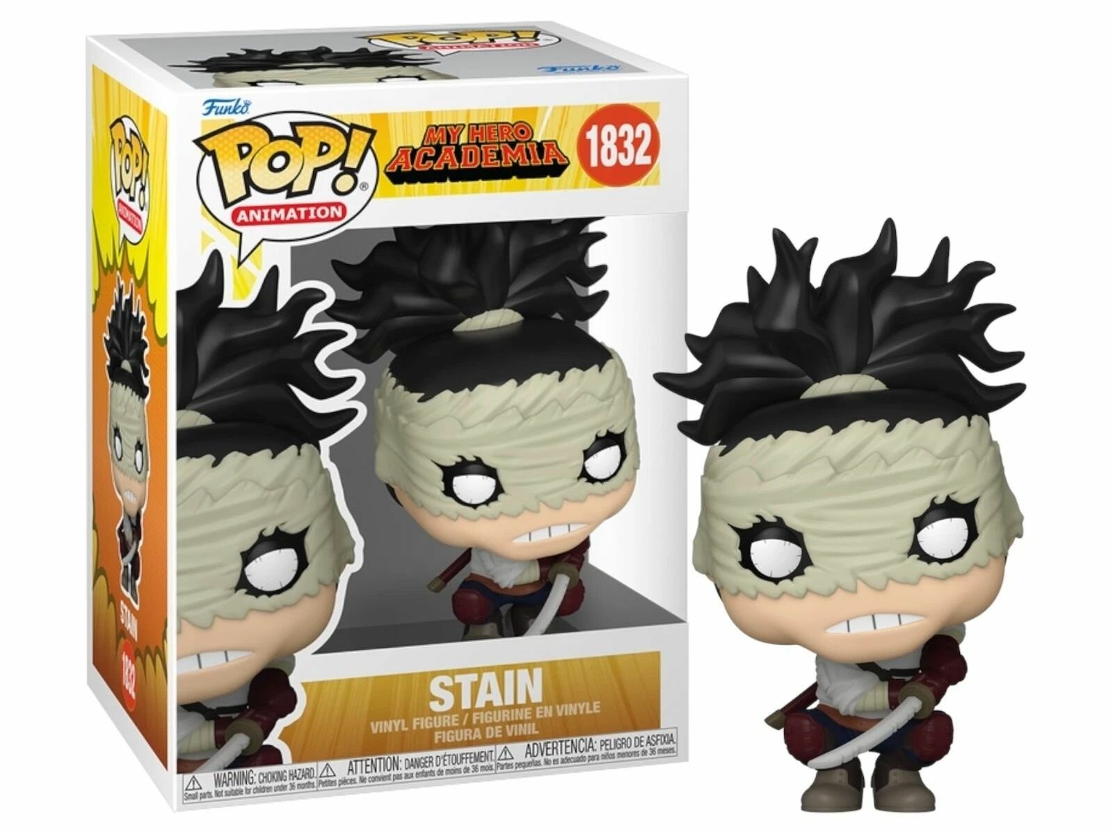 Фигурка Funko Pop! My Hero Academia: Stain Hero Killer (Фанко Поп Убийца Героев из аниме Моя геройская академия)