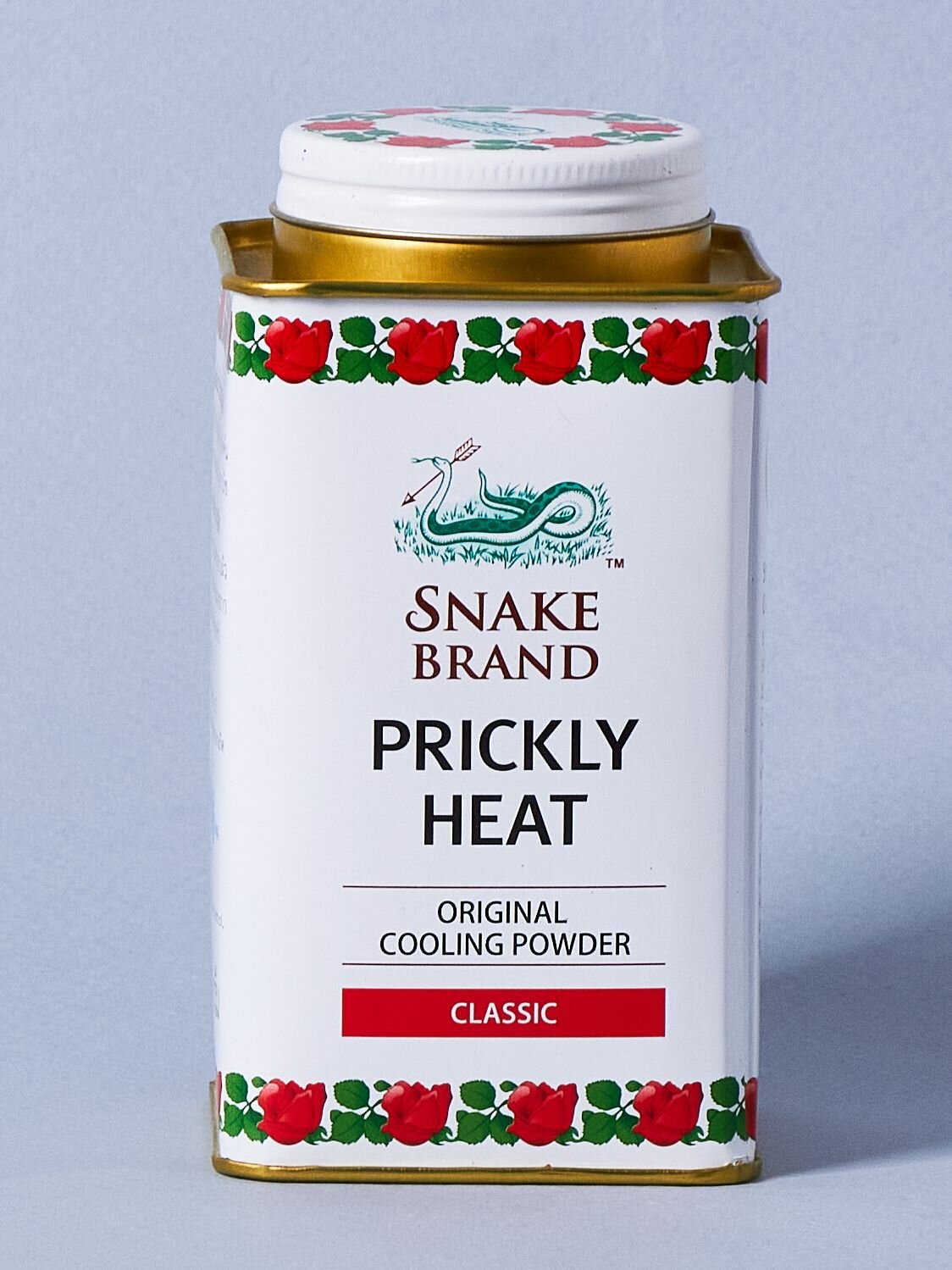 SNAKE BRAND Тальк-пудра для тела "Освежающий" Snake Brand Prickly Heart Cooling Powder 140г