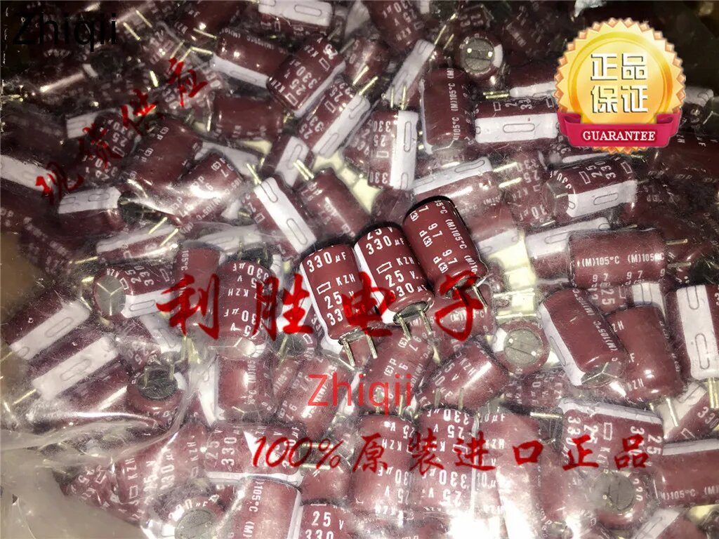 Оригинальные электролитические конденсаторы NIPPON CHEMI-CON 330 мкФ 25В 10pcs