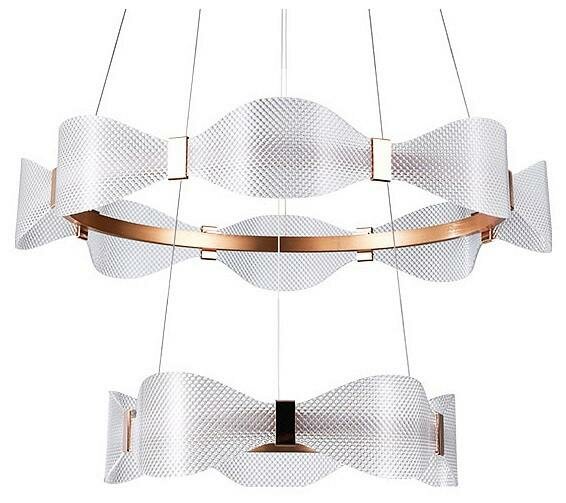Подвесной светильник Arte Lamp Grace A1868SP-2PB цвет латунь На монтажной пластине Модерн