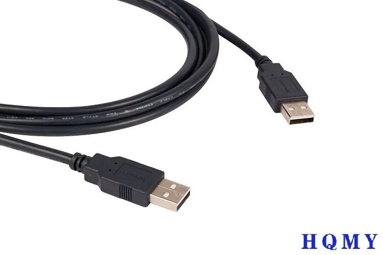 Кабель для компьютерной периферии USB 2.0 Type-A/USB 2.0 Type-A, 1.8 м, черный, белый