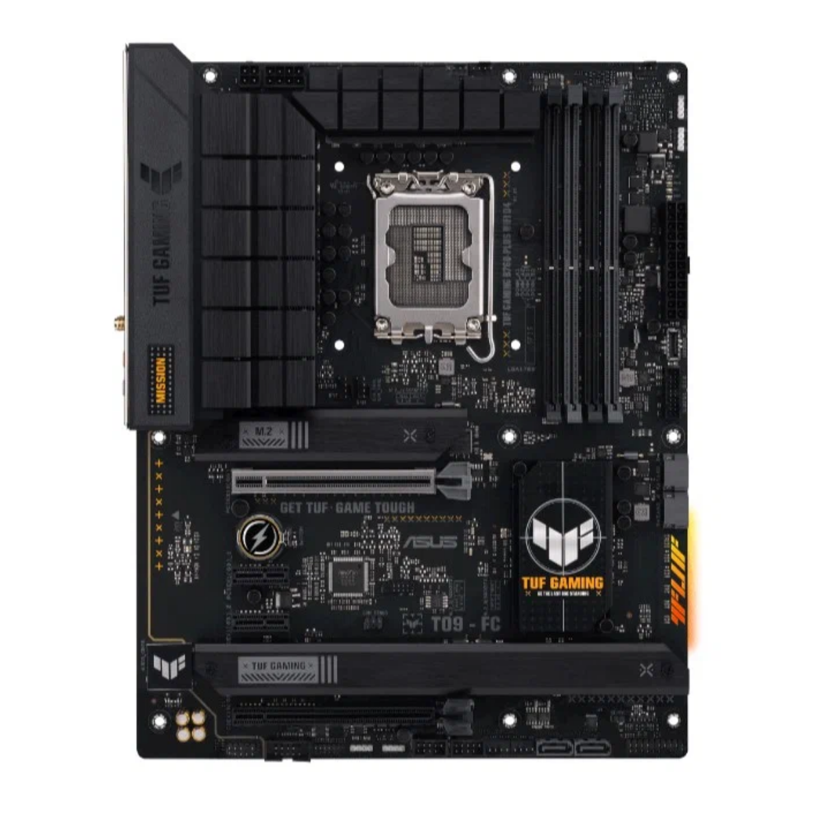 Материнская плата ASUS TUF GAMING B760-PLUS WIFI LGA 1700, ATX, 4xDDR5 (192GB), Wi-Fi, BT, 4xSATA 6Gb/s, 3xM.2