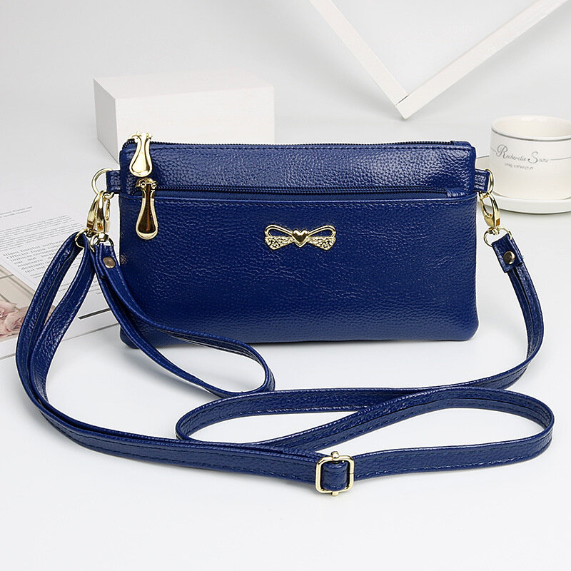 ZY Документная сумка Большой объем ПУ Кожа Конверт Клатч RFID
