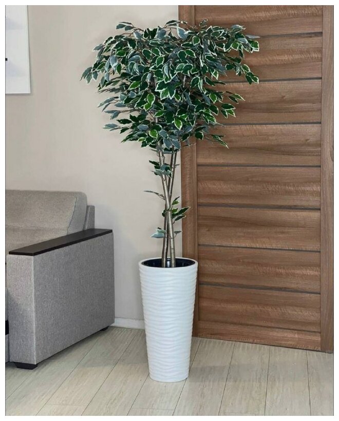 Искусственный фикус/Декоративное дерево в подарок/Фикус в кашпо