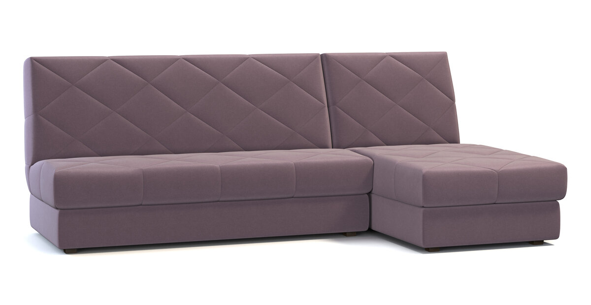 Угловой диван Цвет Диванов Баден NEXT 279 угловой Лиловый