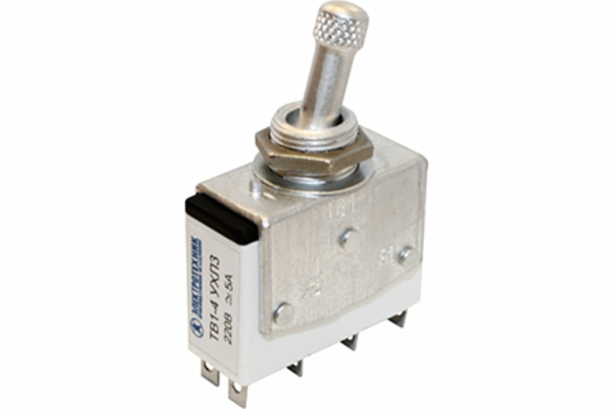 Электротехник Тв1-4 ухл3 220В 5А 4з IP40 тумблер ET003356 - полный набор характеристик