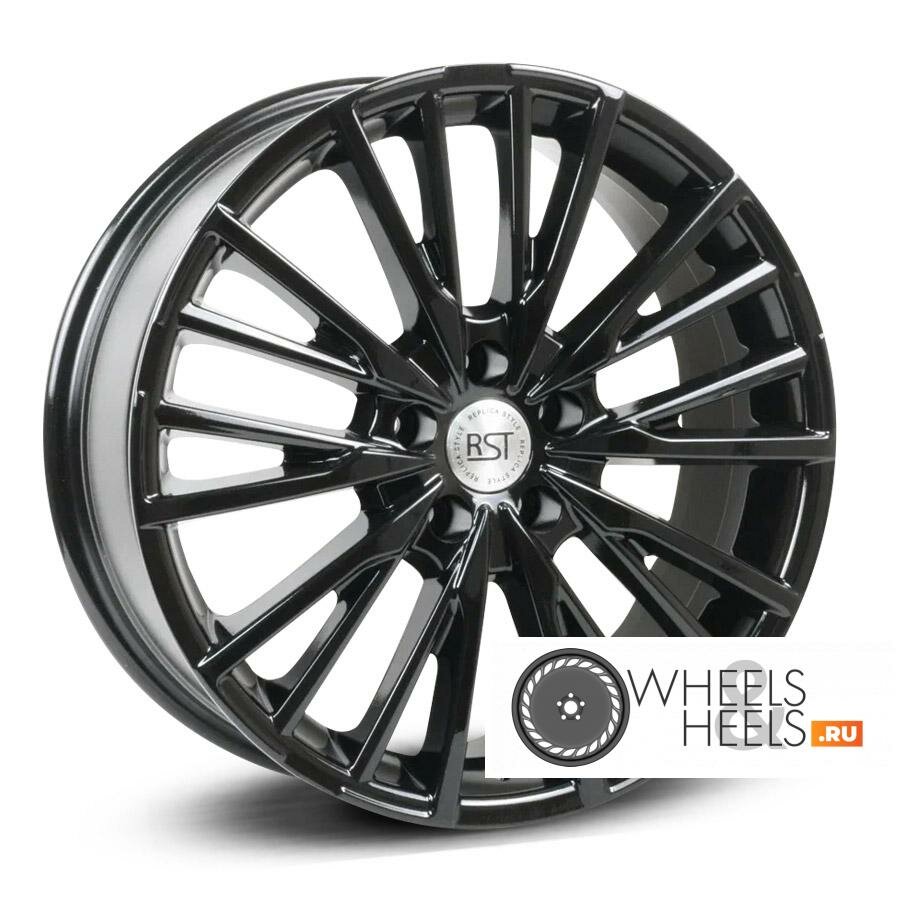 Диск автомобильный литой RST R178 18x7 5x108 et36 dia65.1 Черный глянцевый