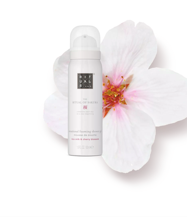 Гель для душа RITUALS "The ritual of Sakura" с ароматом цветов вишни и рисового молока 50 мл