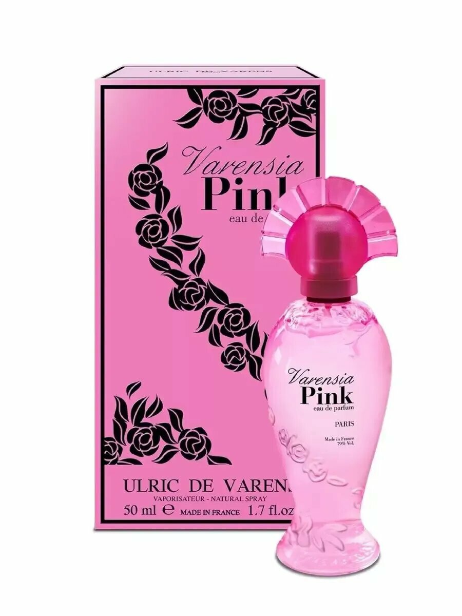 Парфюмерная вода Ulric De Varens "Varensia Pink", 50мл, цветочная композиция